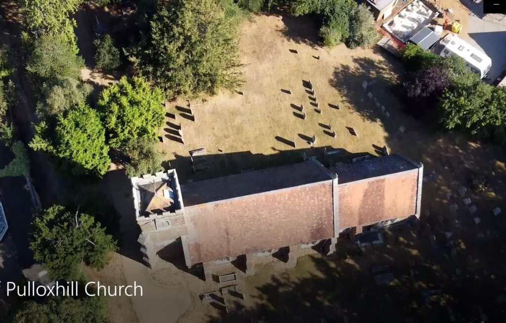 A Bird’s Eye View of Pulloxhill Church – St James Church, Pulloxhill